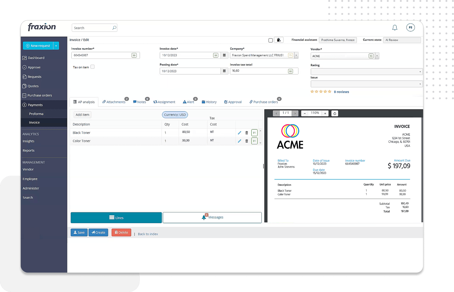 What’s new in Fraxion: AP automation