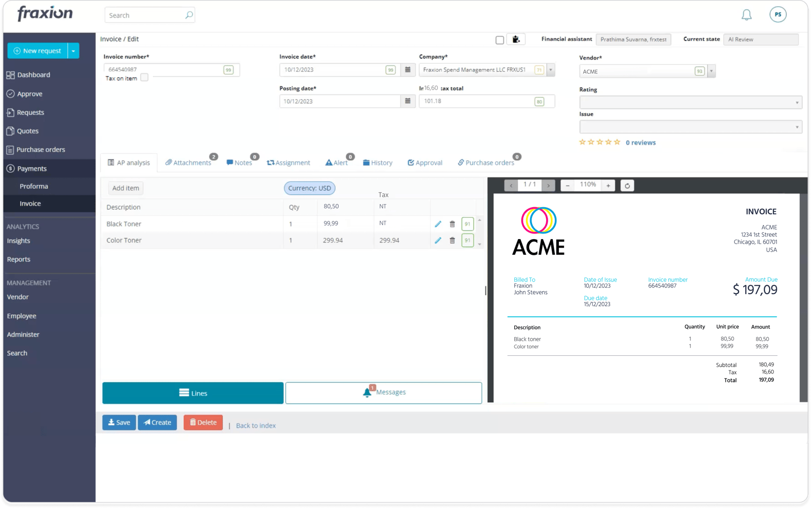 Fraxion Solutions | Powerful Procurement Software