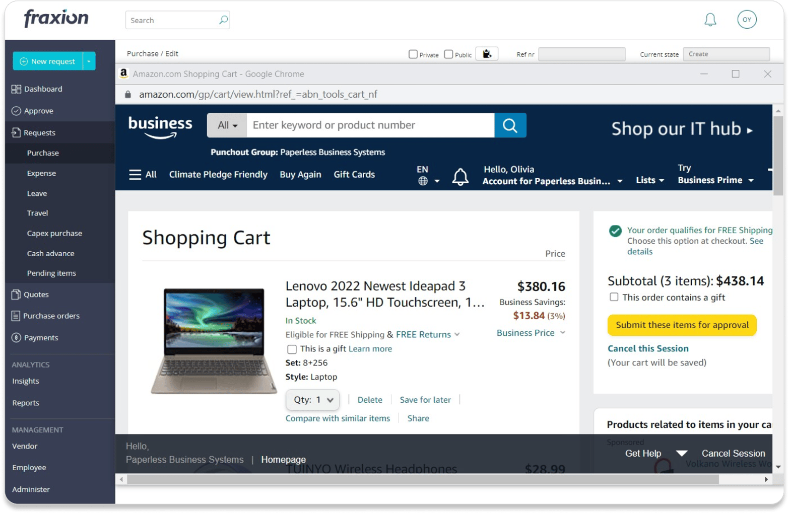 Fraxion Solutions | Powerful Procurement Software
