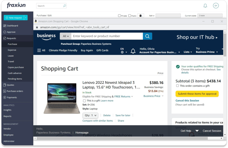 Fraxion Solutions | Powerful Procurement Software